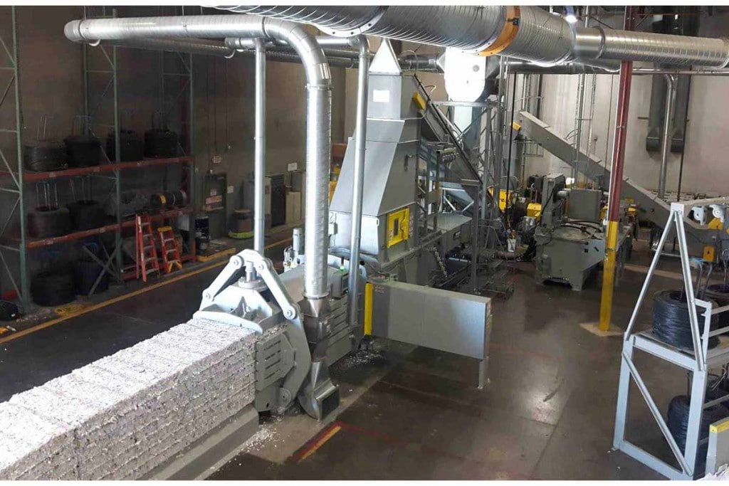 Paper Shredder Baler, Recycle Shredded Paper Baler - For Sale