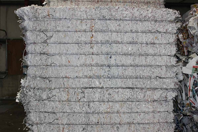 Paper Shredder Baler, Recycle Shredded Paper Baler - For Sale