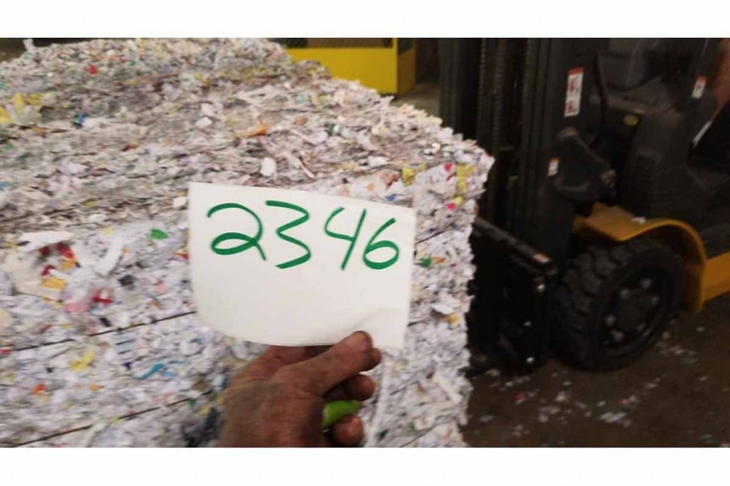 Paper Shredder Baler, Recycle Shredded Paper Baler - For Sale