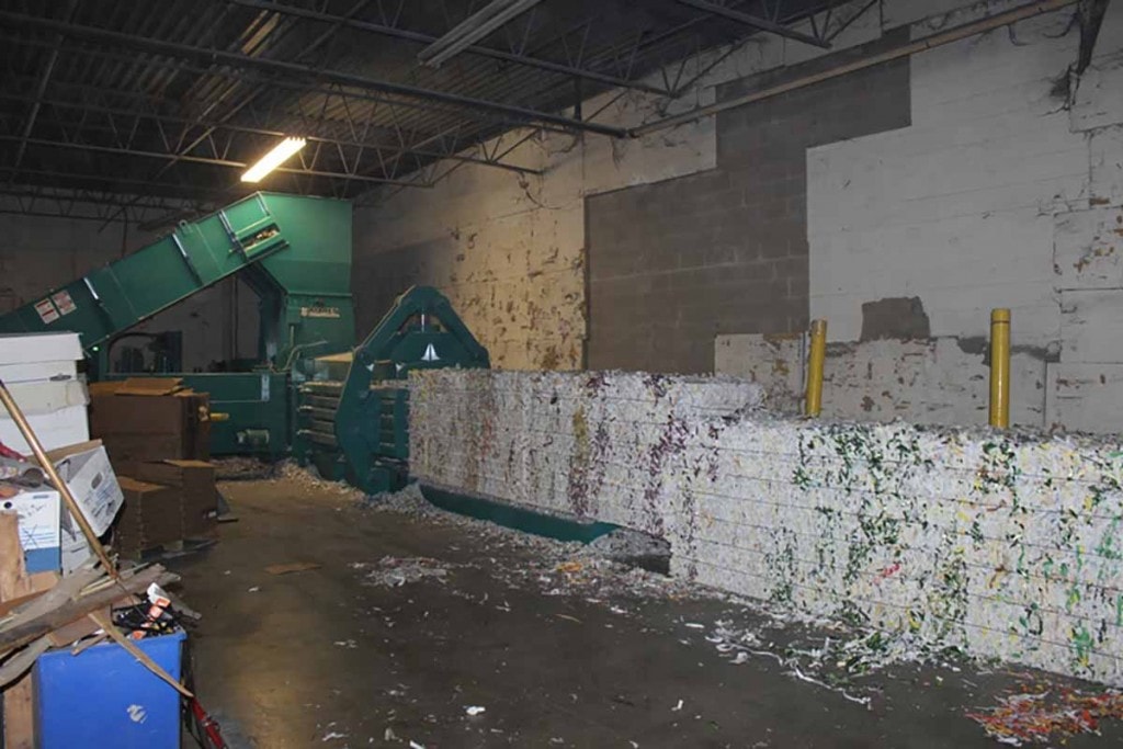 Paper Shredder Baler, Recycle Shredded Paper Baler - For Sale