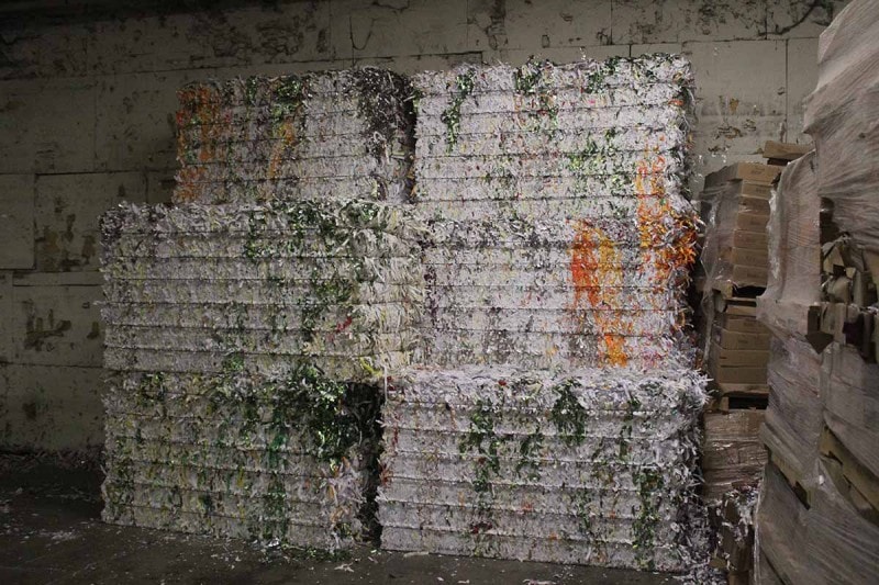 Paper Shredder Baler, Recycle Shredded Paper Baler - For Sale